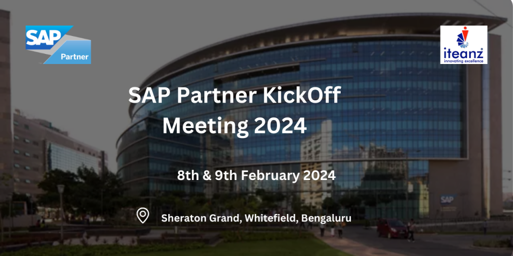 SAP Partner KickOff Meeting 2024 | PKOM 2024 | Iteanz